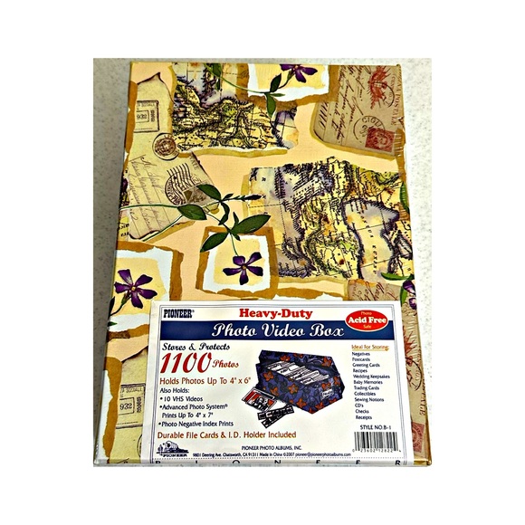 PIONEER | Storage & Organization | Pioneer Photo Video Box Heavyduty ...